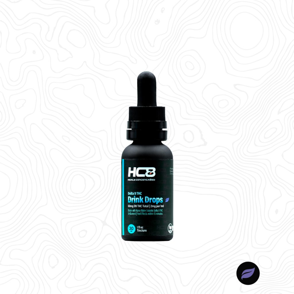 Delta 9 THC Drops for Drinks | Fast-Acting | Highly Concentr8ed